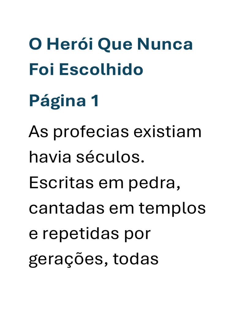 O Herói Inesperado de Aurium | PDF | Herói