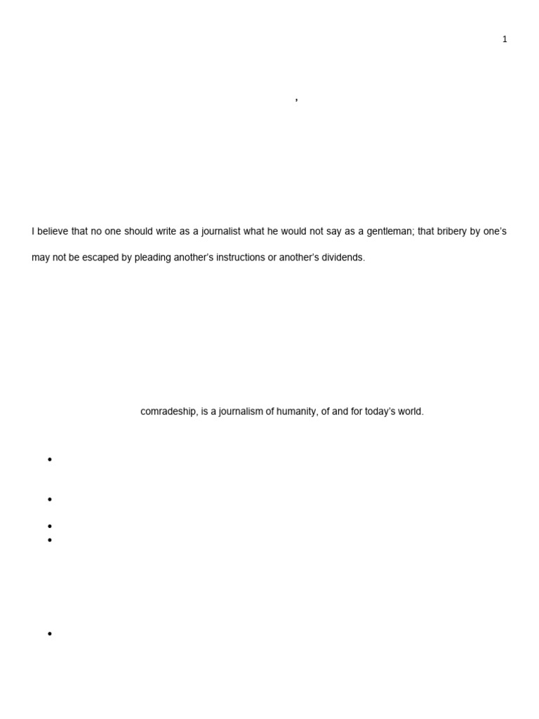 Student Journalism Ethics and Principles | PDF | Journalism | Human Rights