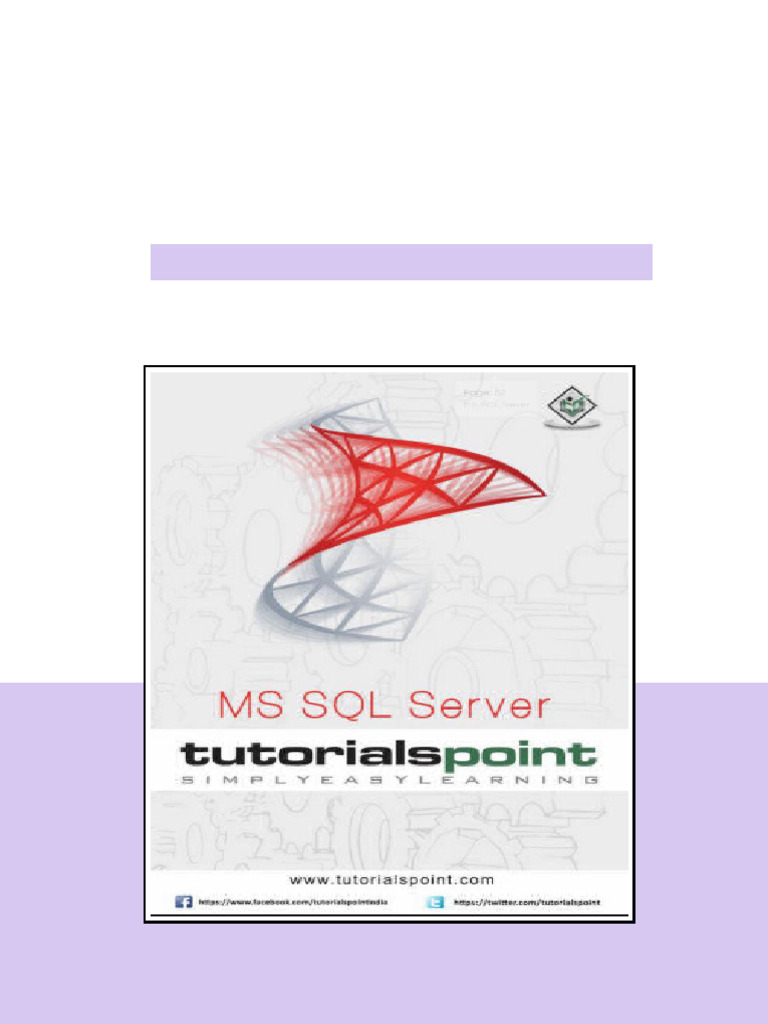 Ms Sql Server Tutorials Point available any format | PDF | Microsoft ...