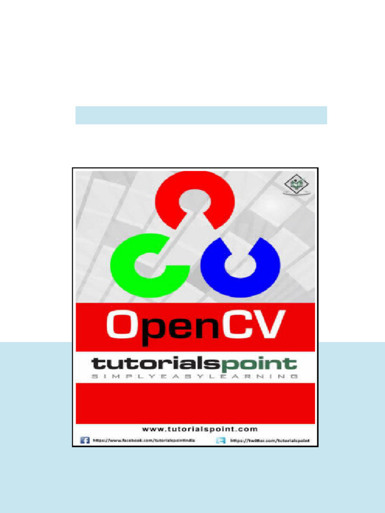 Opencv Tutorials Point sample | PDF
