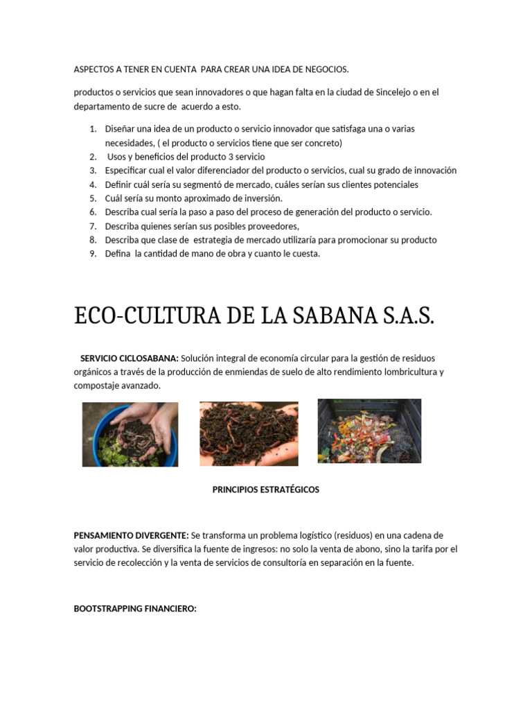 Aca Final Creatividad y Pensamiento Innovador | PDF | Compost | Residuos