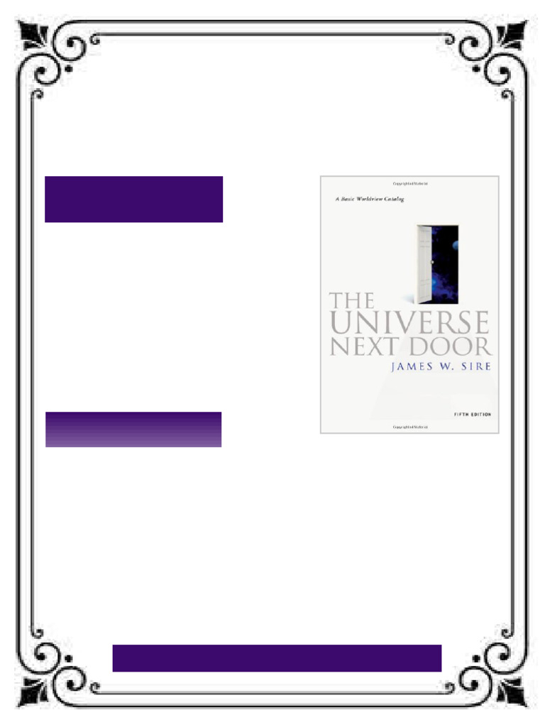 The Universe Next Door A Basic Worldview Catalog 5th Edition James W ...
