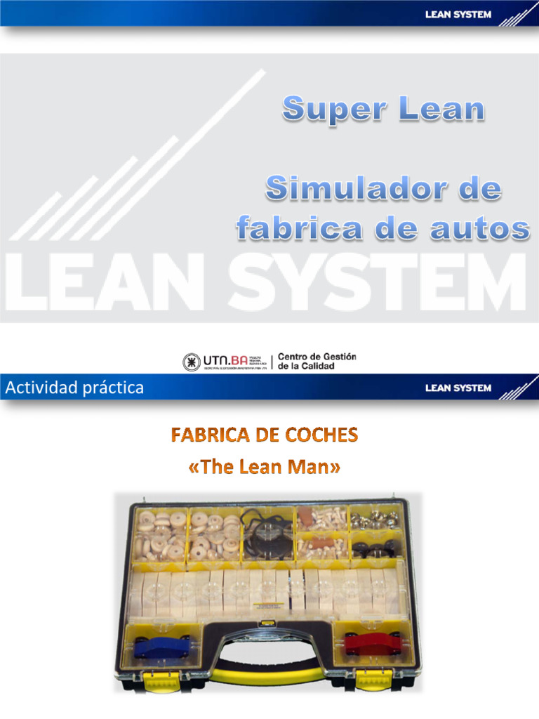 Clase#15 Material Lean Man | PDF | Lean Manufacturing