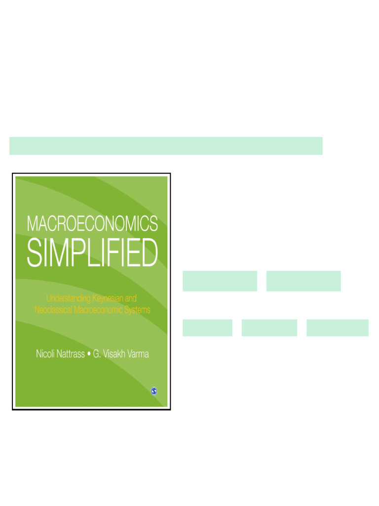 Macroeconomics Simplified Understanding Keynesian and Neoclassical ...