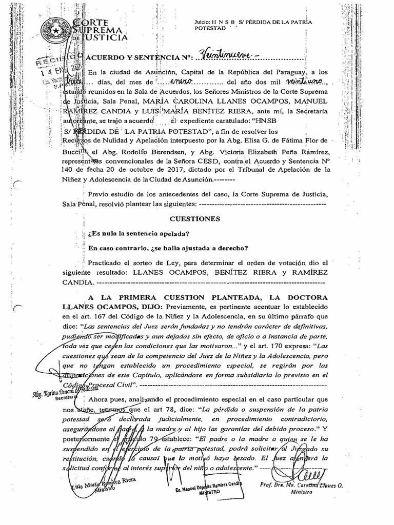 p.p.p Fundamentos Csj Fallo | PDF