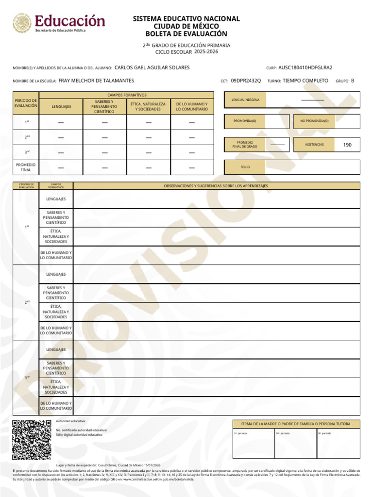 2°b Boletas Formato | PDF | Ciudad de México | México