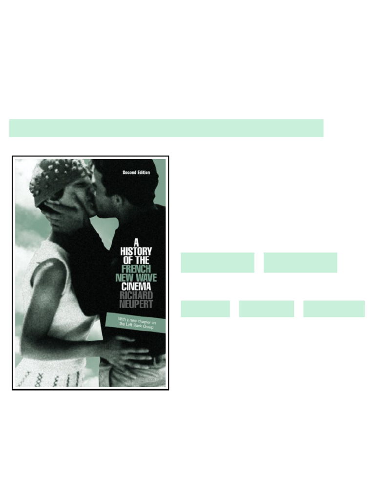 (Ebook) A History of the French New Wave Cinema by Richard Neupert ISBN ...