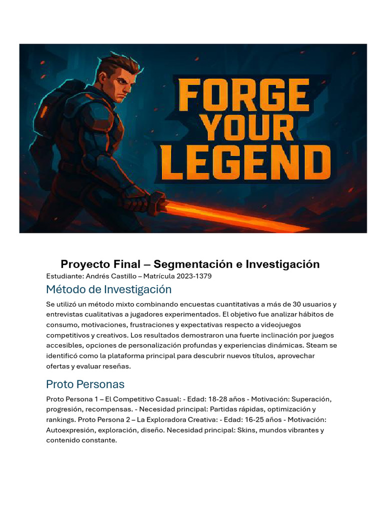 Proyecto Final L | PDF