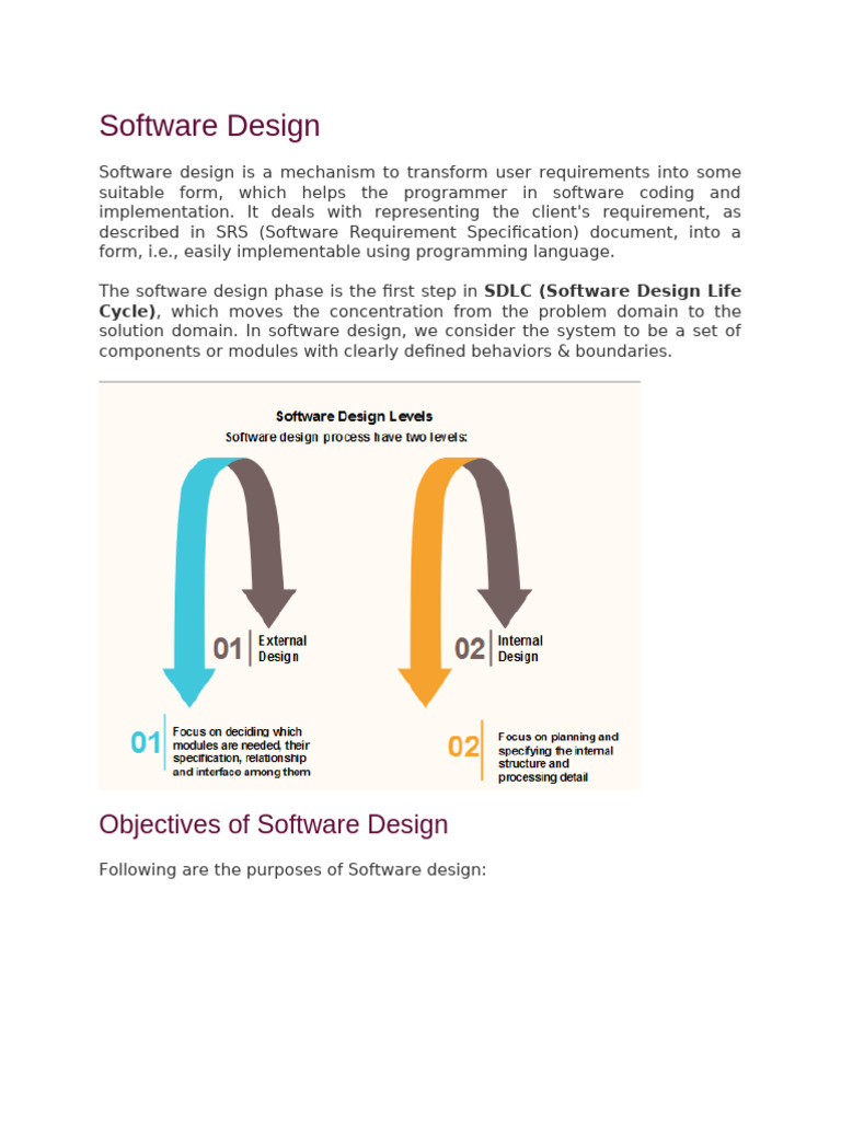 12) Software Design | PDF