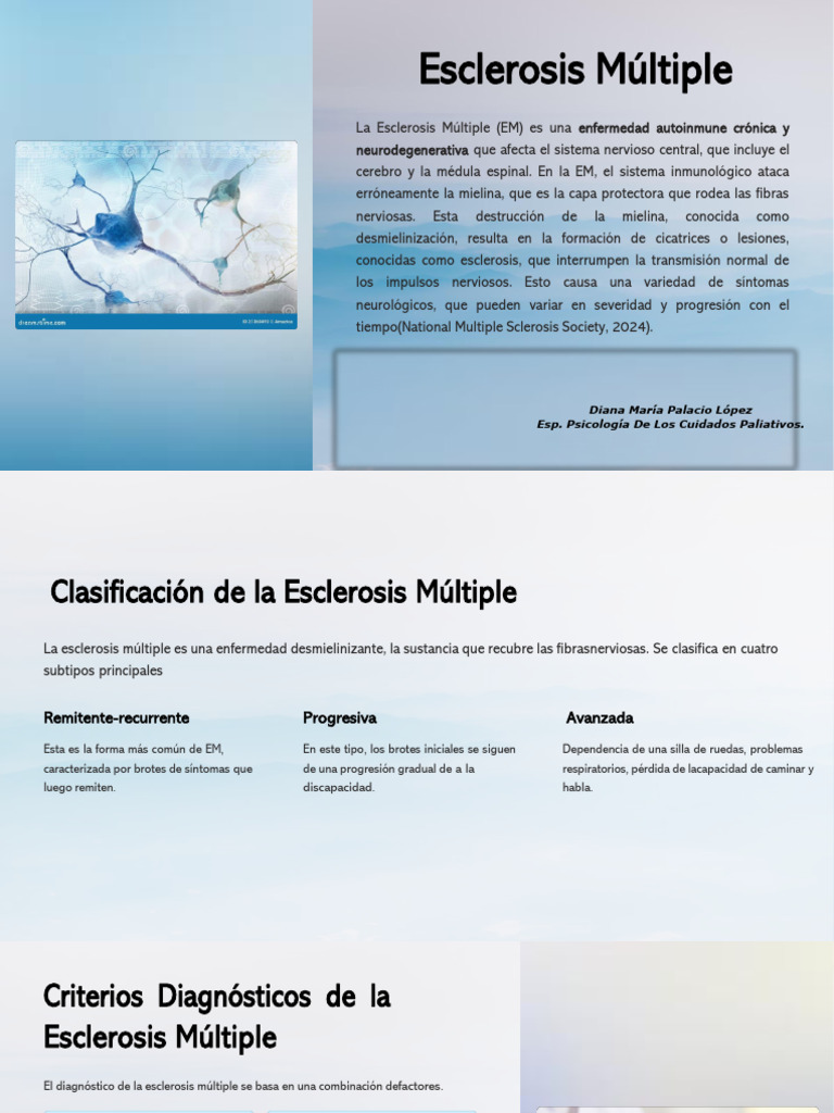 Esclerosis Multiple | PDF | Esclerosis múltiple | Enfermedades y trastornos