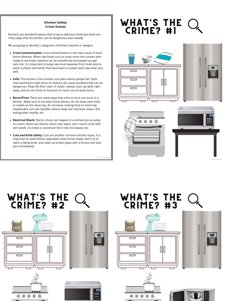 Kitchen Safety Hazards Explained | PDF | Safety