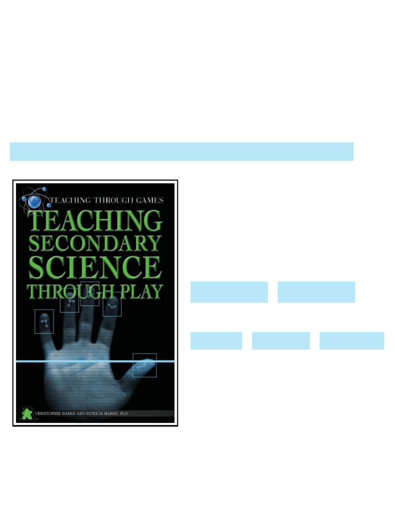 (Ebook) Teaching Secondary Science Through Play by Christopher Harris ...