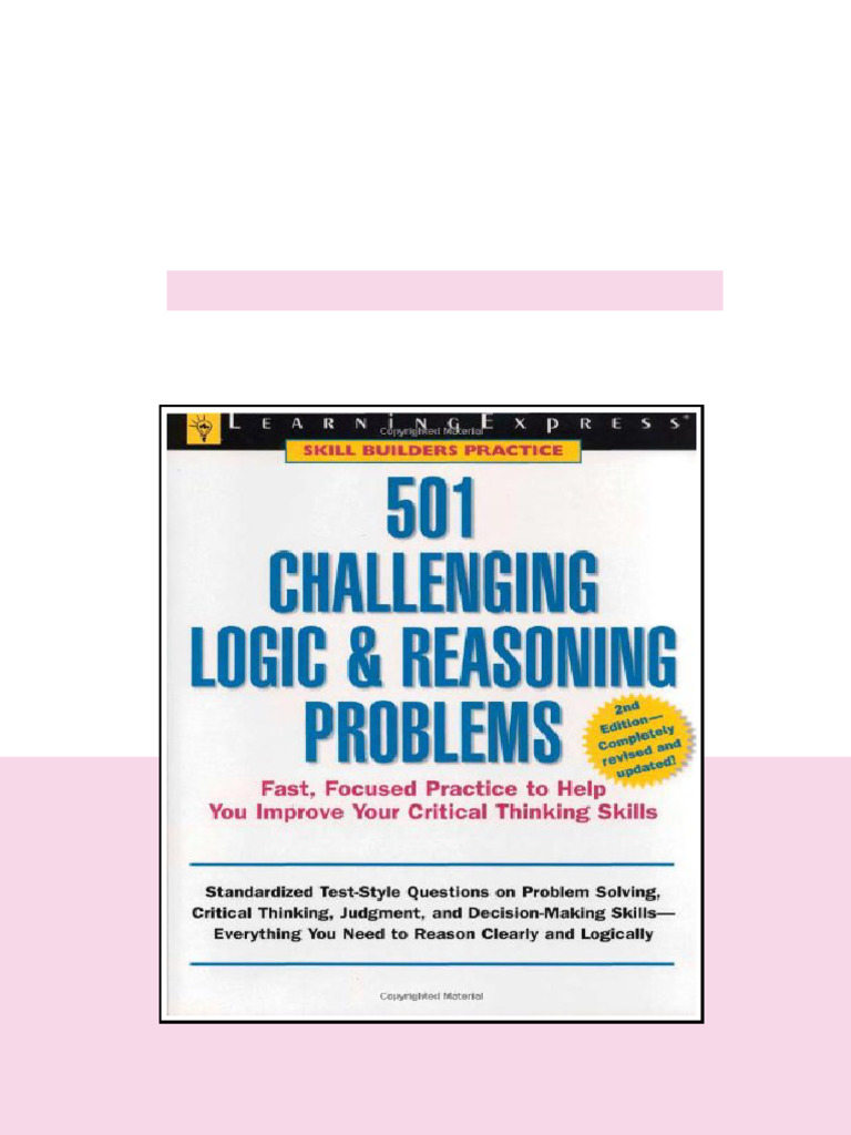 501 Challenging Logic And Reasoning Problems 2nd pdf available | PDF
