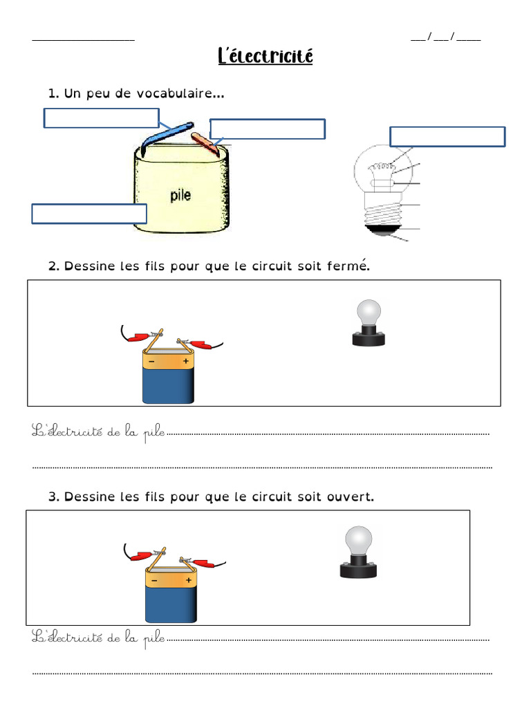 Synthèse de l'Atelier ELECTRICITE | PDF