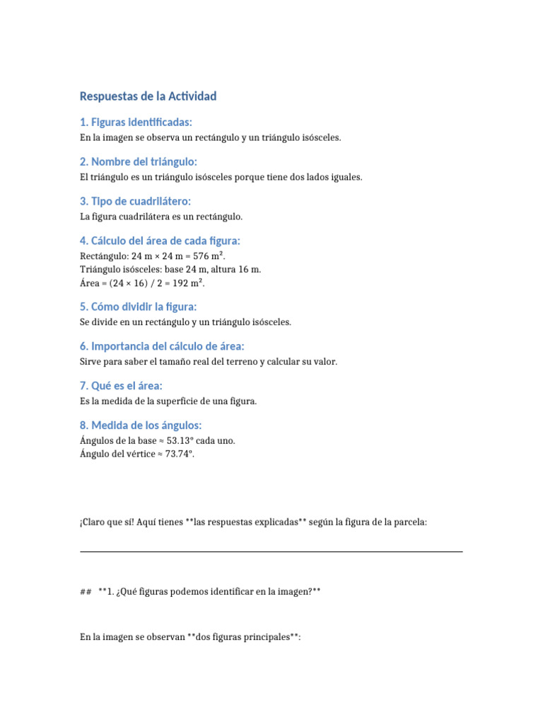 Respuestas_Actividad (1) | PDF | Triángulo | Rectángulo