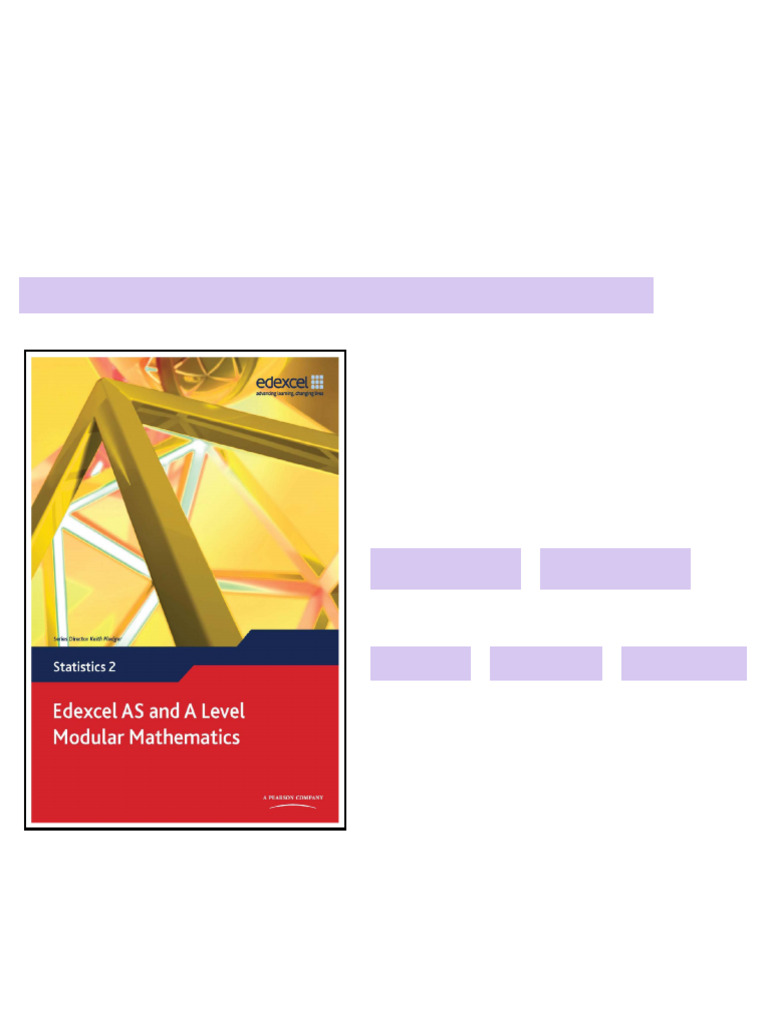 edexcel AS and A Level Modular Mathematics Statistics 2 Alex Full ...