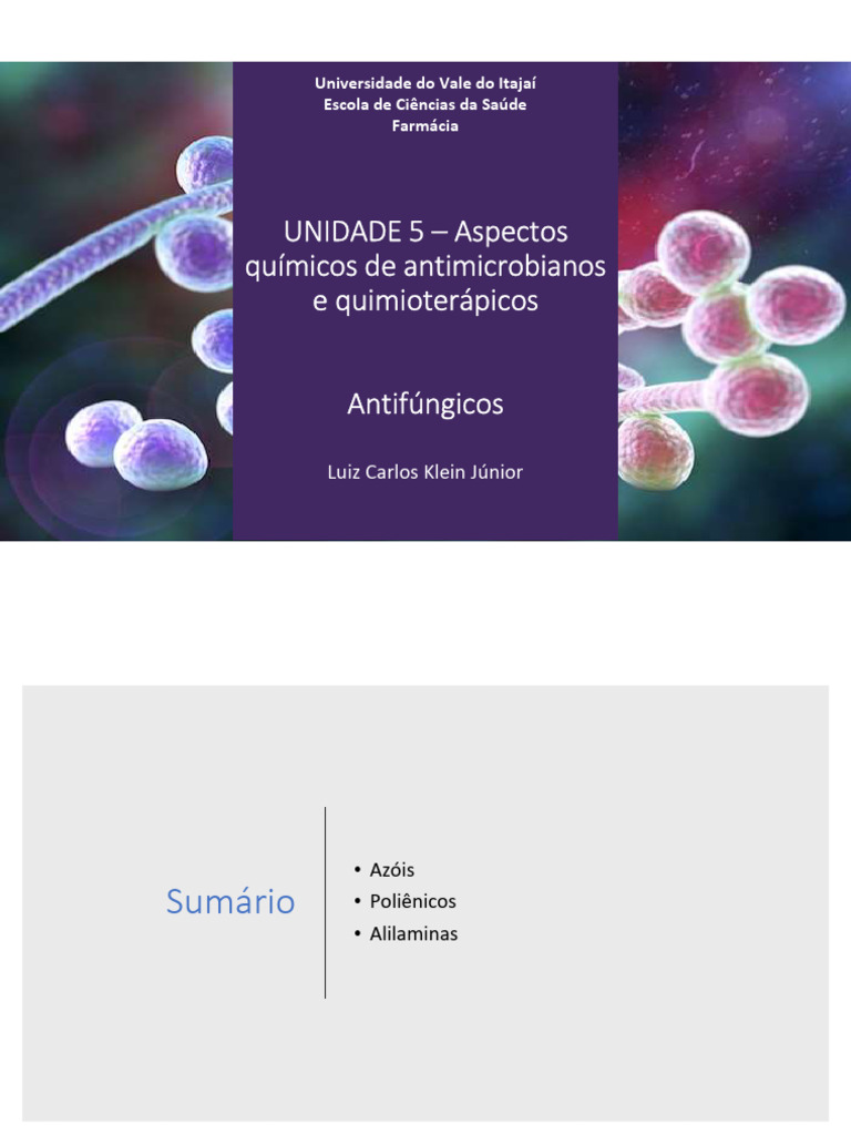 Aula antifungicos | PDF | Especialidades médicas