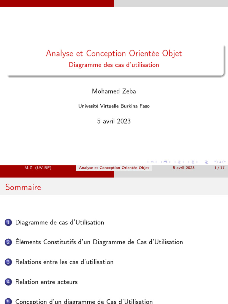 Diagramme de Cas d'Utilisation UML | PDF | Cas d'utilisation ...