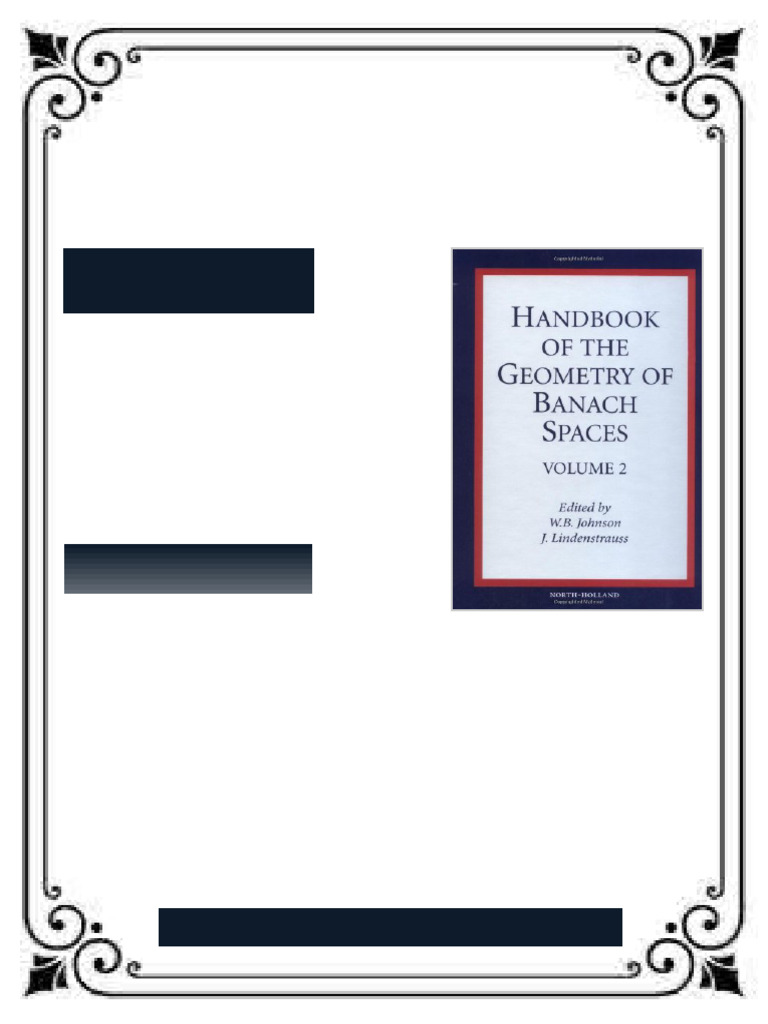 Handbook of the Geometry of Banach Spaces None ebook concise edition ...
