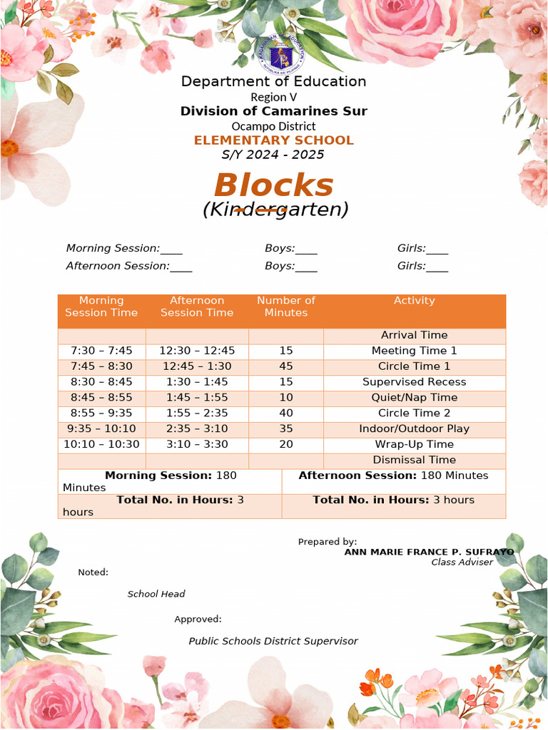 Sample Blocks of Time | PDF