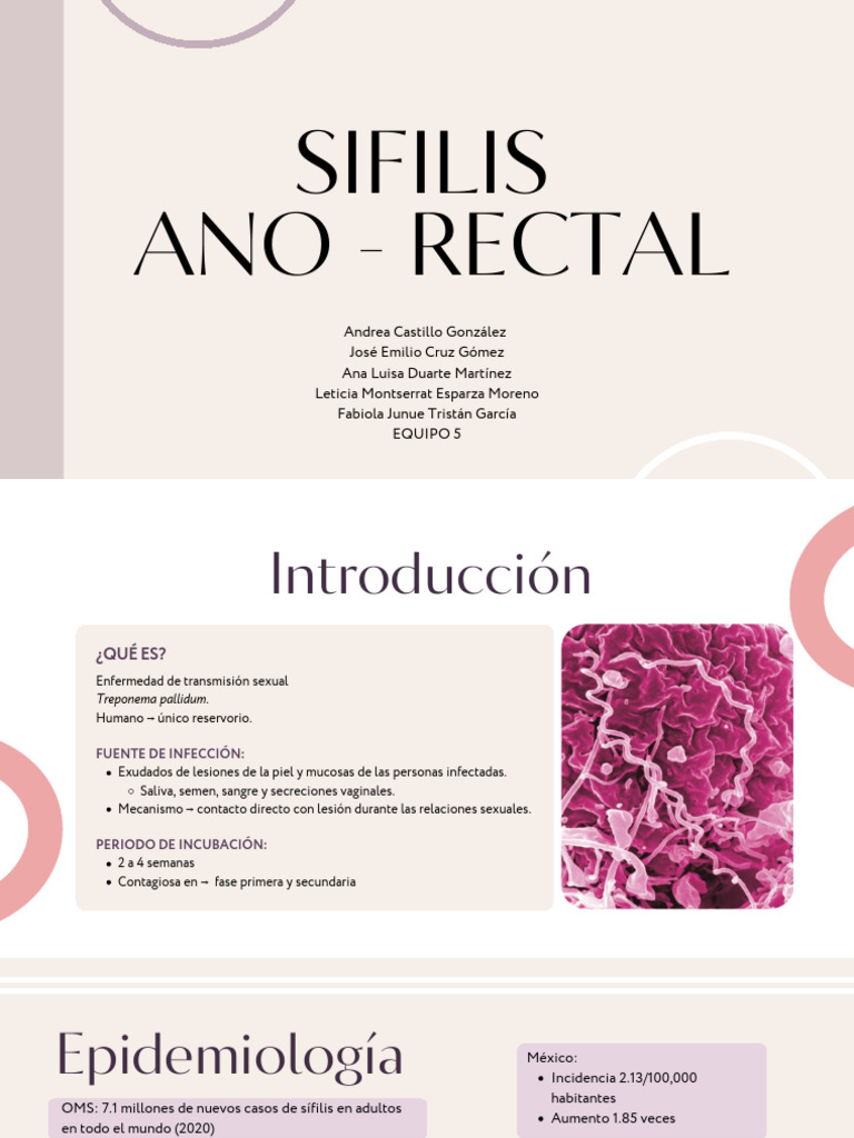 SIFILIS | PDF | Especialidades Medicas | Enfermedades y trastornos