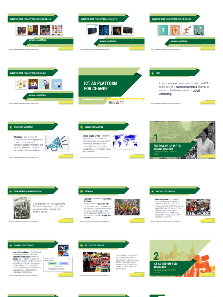 EMTECH - Lesson 9 - PPT Handout | PDF