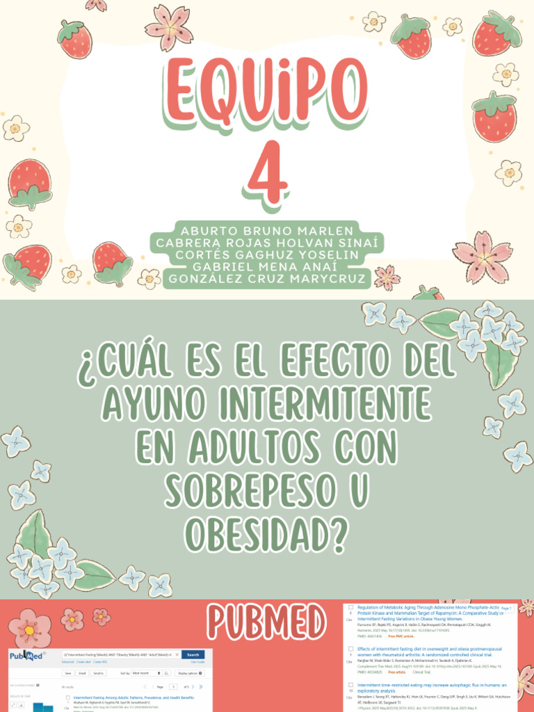 PICOST | PDF | Obesidad | Ayuno intermitente