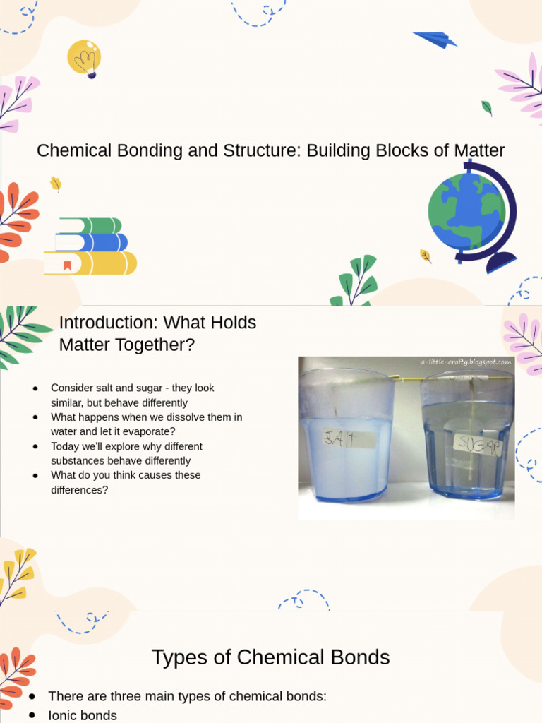 Chemical Bonding and Structure | PDF | Chemical Bond | Chemical Compounds