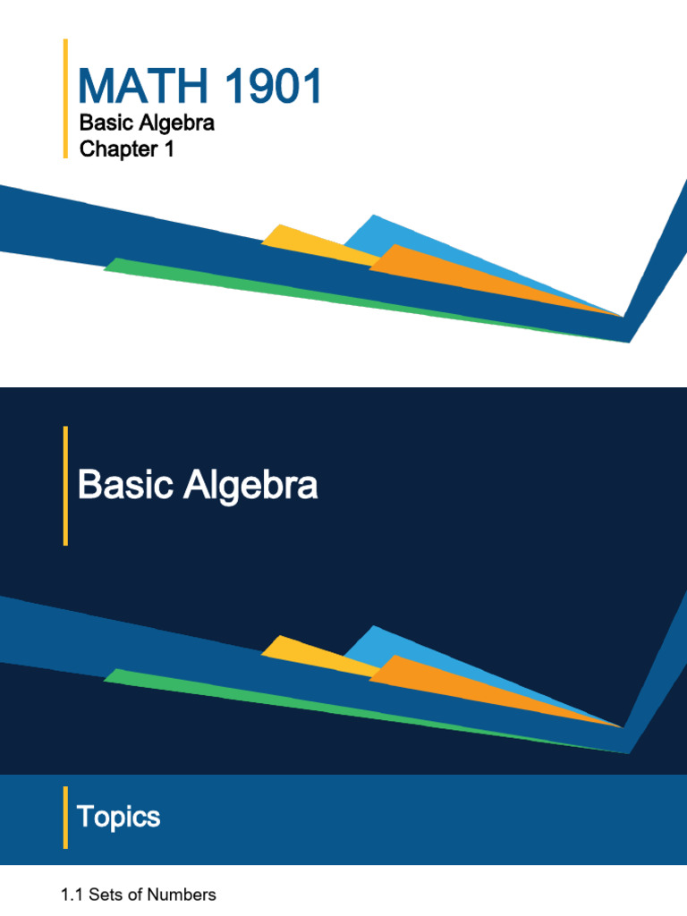 Basic Algebra Concepts and Operations | PDF | Numbers | Polynomial