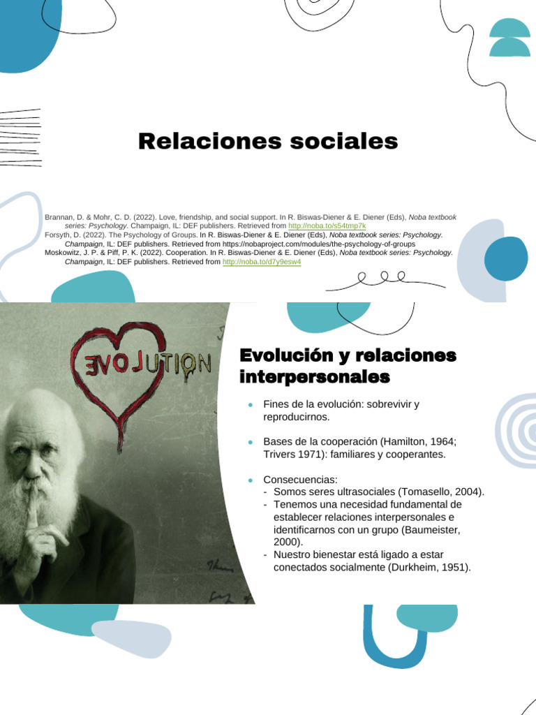 Psicología de las Relaciones Sociales | PDF | Amor | Cooperación