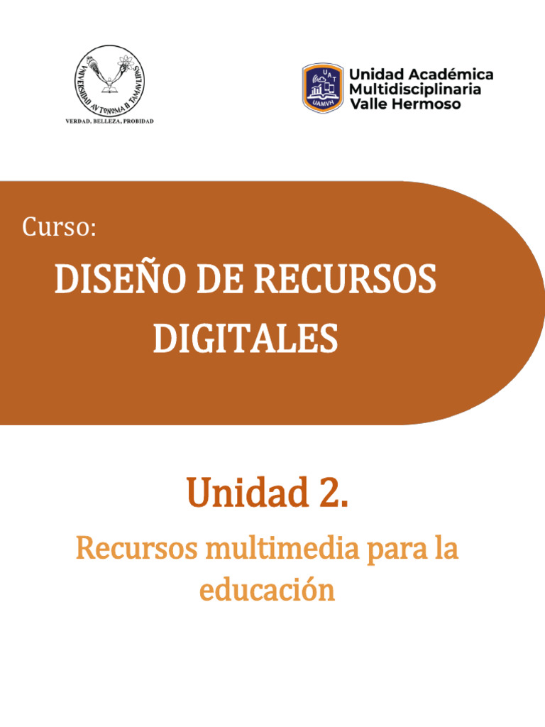 Contenido Unidad 2. Recursos Multimedia para La Educación | PDF ...