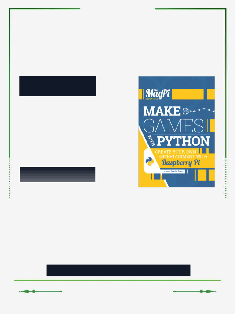 Make Games with Python 1st edition Edition Sean M. Tracey ebook lightweight pdf | PDF | Ellipse ...