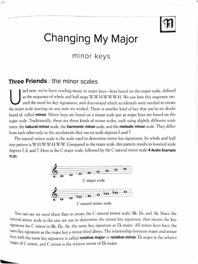 Chapter 11 "Changing My Major" | PDF
