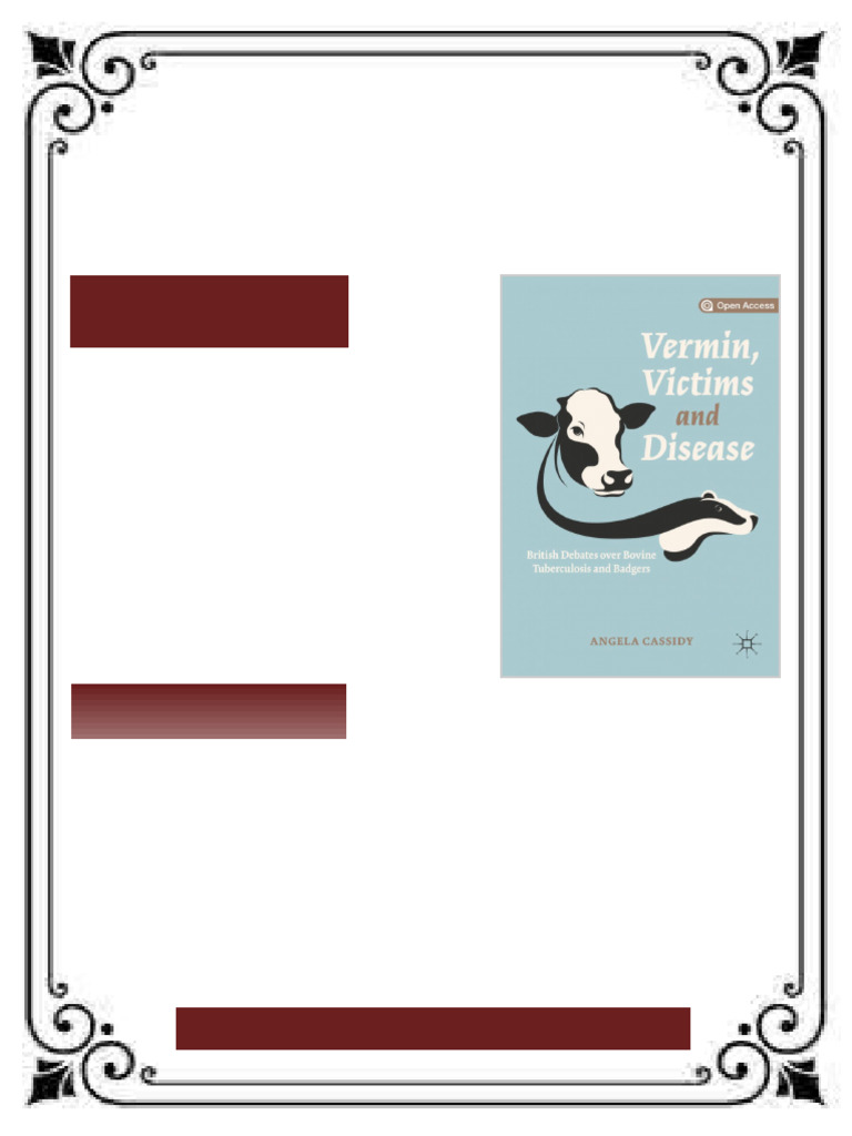 Vermin, Victims and Disease: British Debates over Bovine Tuberculosis ...