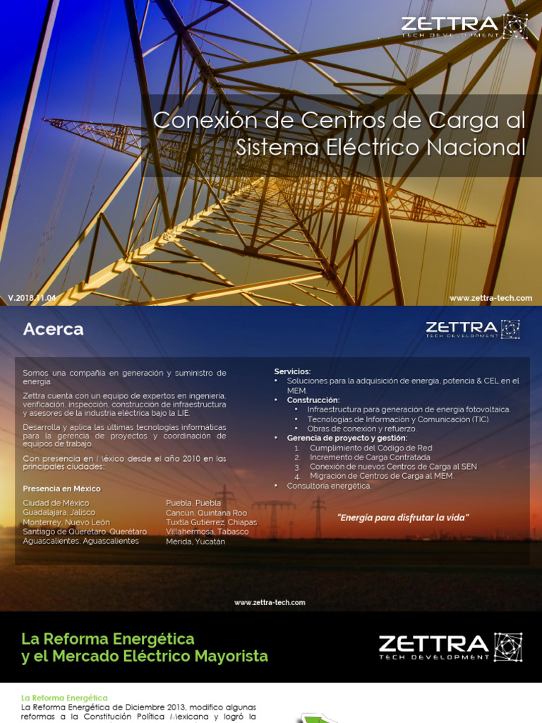 Presentacion Ejecutiva - Conexión de Centros de Carga Al SEN - 2019 ...