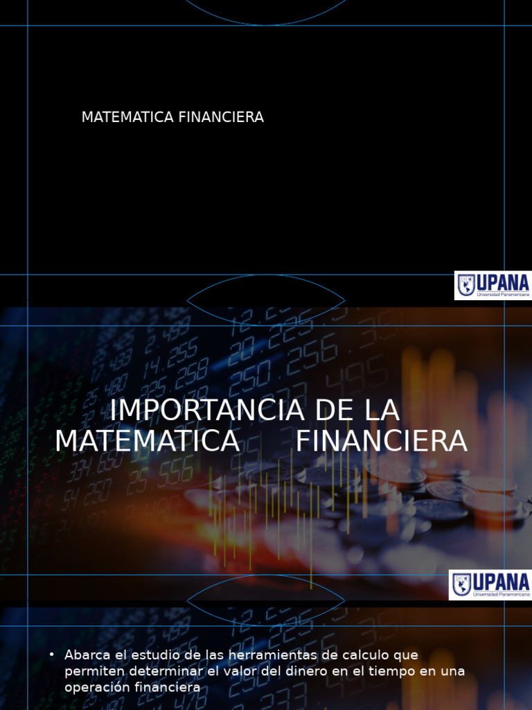 Matematica Financiera | PDF | Interés | Finanzas Matemáticas