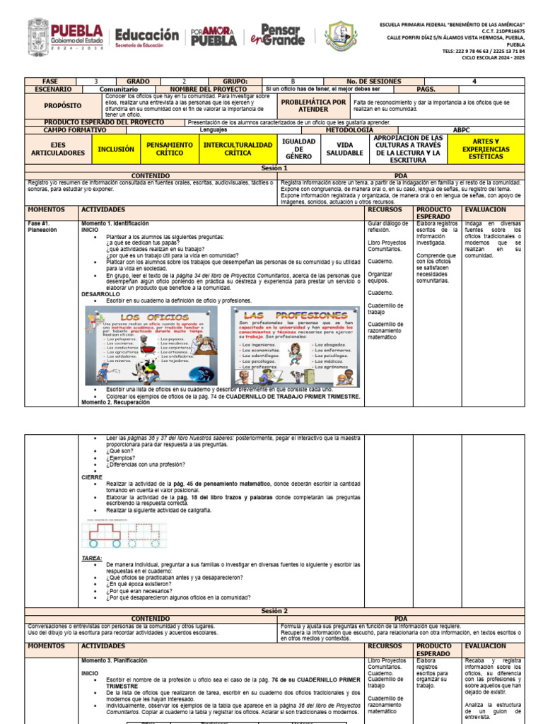 2° ABC PLAN 1-17 DE DICIEMBRE | PDF | Multiplicación | Tradiciones