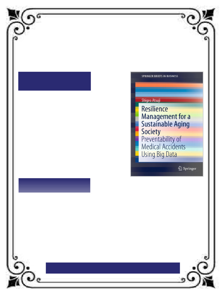 Resilience Management for a Sustainable Aging Society 1st edition by ...