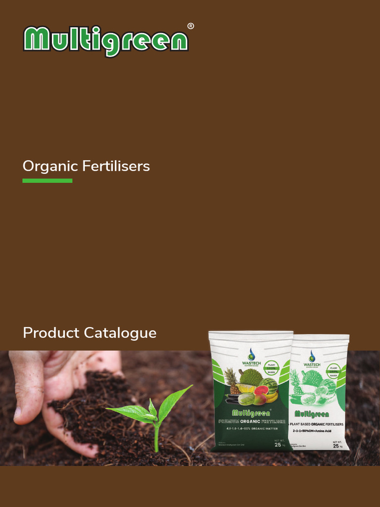 Compressed_multigreen Organic Family Catalogue | PDF | Fertilizer | Soil