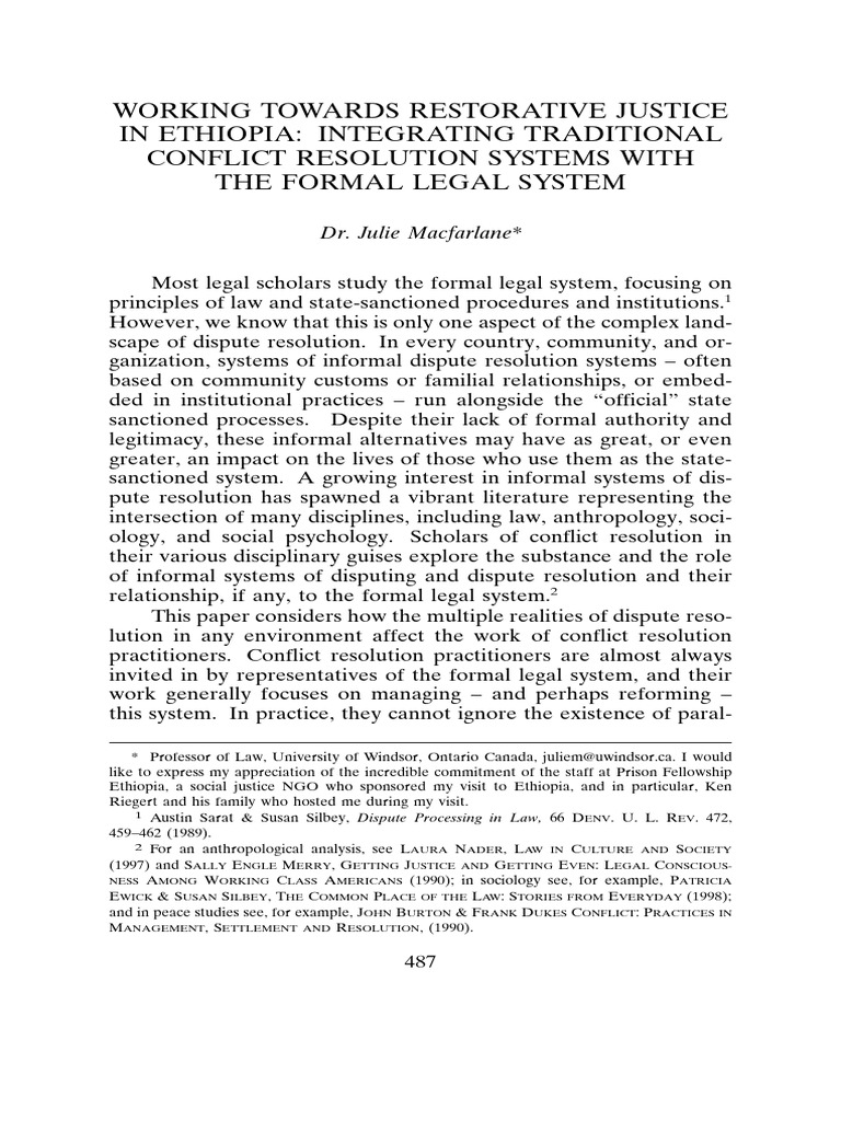 Working Towards Restorative Justice | PDF | Social Psychology | Justice