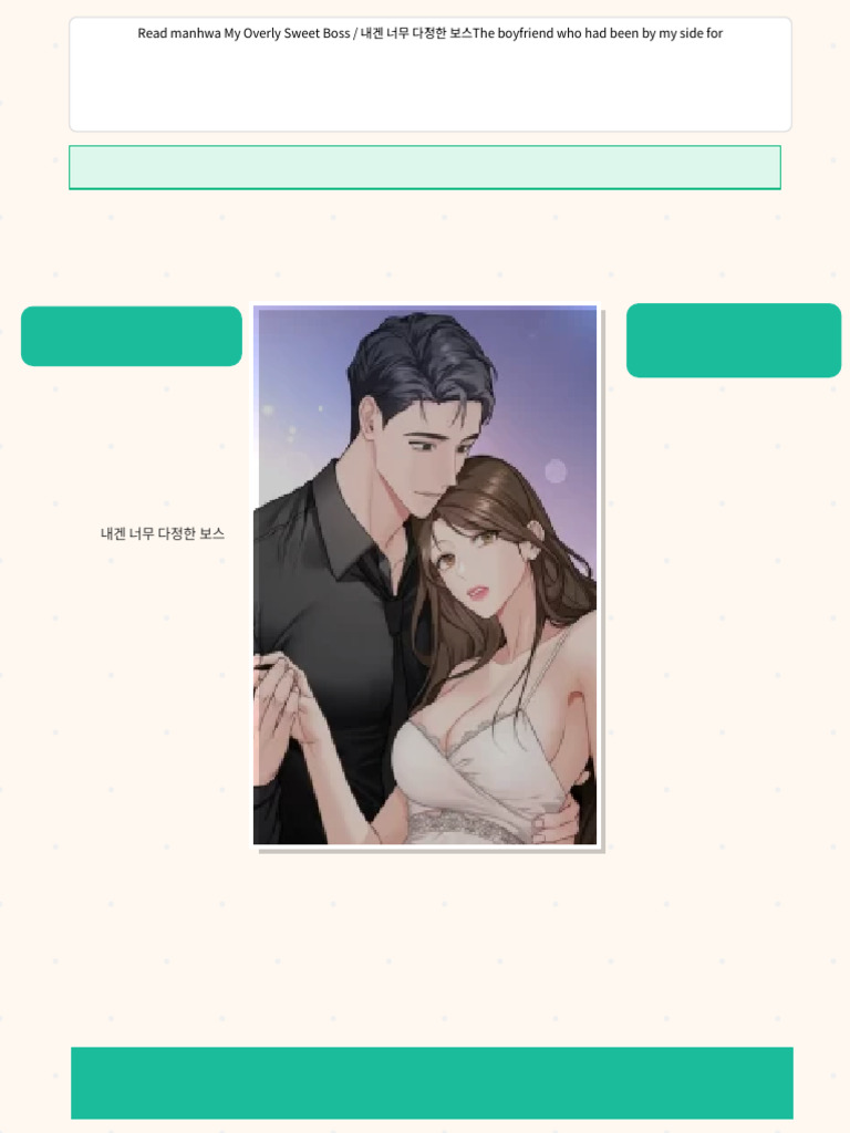 My Overly Sweet Boss Chapter 9 Experience Full Manga Plot | PDF