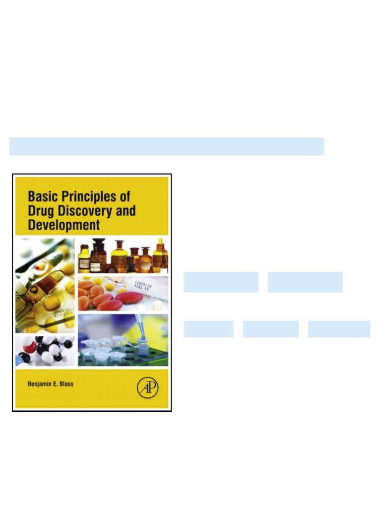 Basic Principles of Drug Discovery and Development Blass Benjamin; all ...