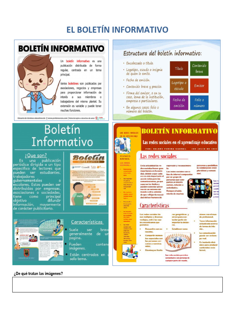 Guía para Crear un Boletín Informativo | PDF | Institución | Información
