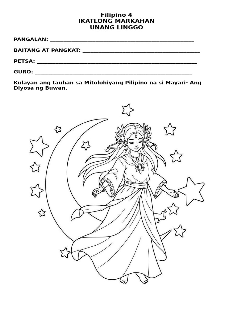 Filipino q3 - w1 - Take Home Activity | PDF