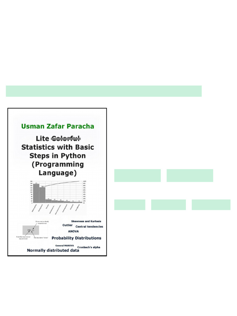 Lite Statistics with Basic Steps in Python Programming Language online ...