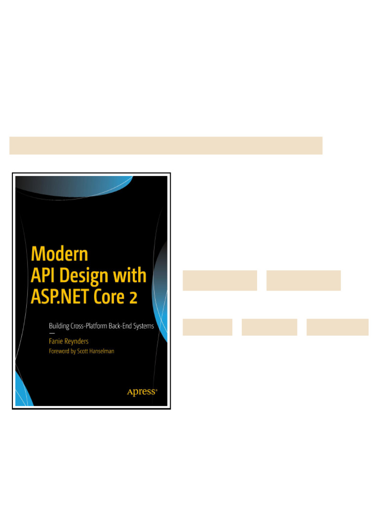 Apress Modern API Design with ASP NET Core 2 1484235185 digital version ...