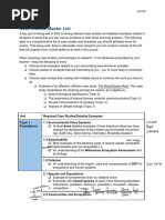 IB ESS Case Studies Overview | PDF | Biodiversity | Climate Change