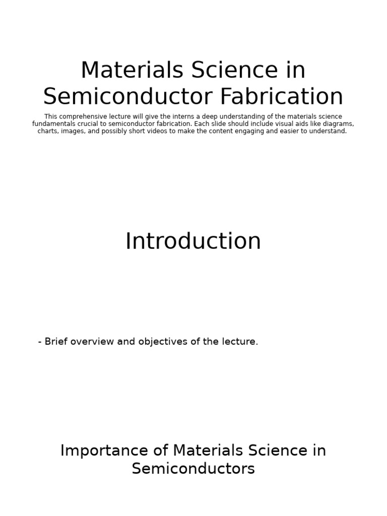 2 - Materials Science in Semiconductor Fabrication | PDF ...