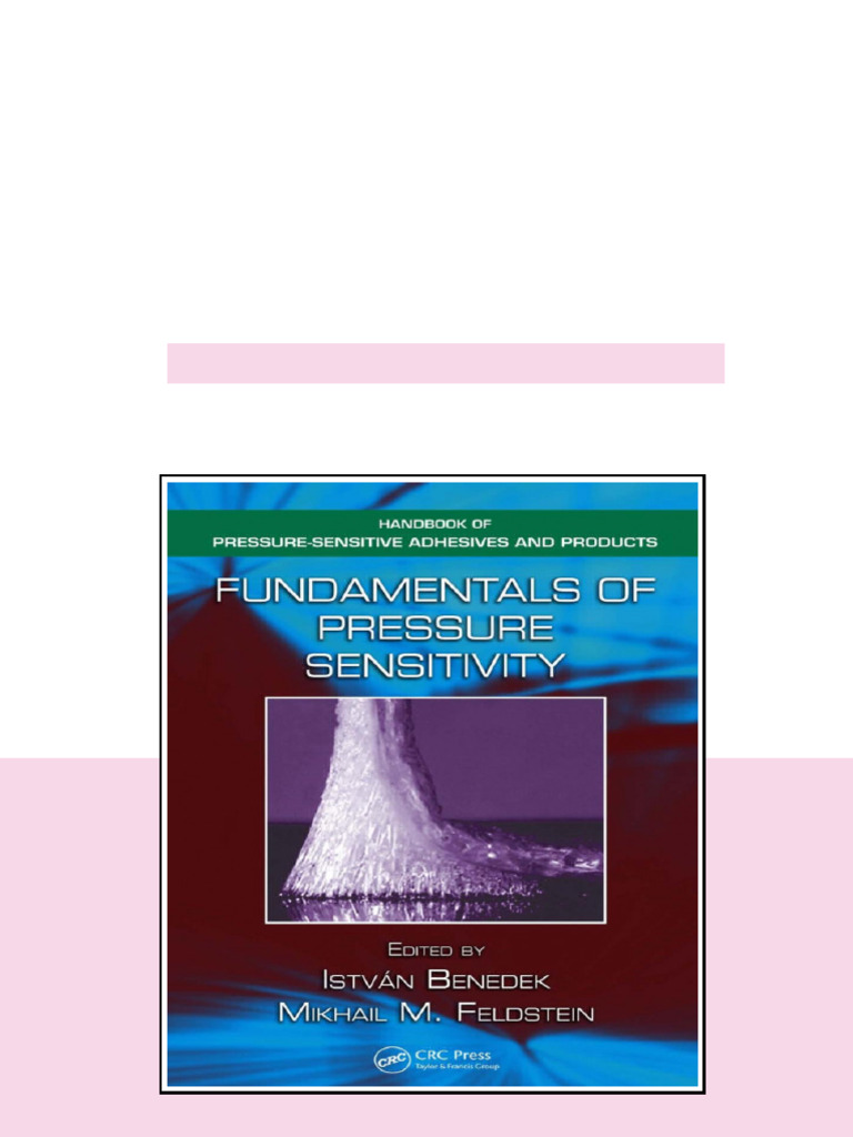 Fundamentals Of Pressure Sensitivity 1st Edition Istvan Benedek Editor ...
