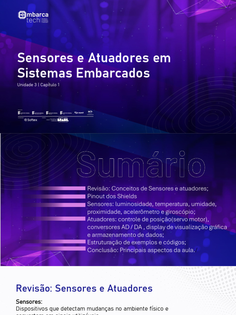 Slides - Sensores e Atuadores | PDF | Placa de circuito impresso ...